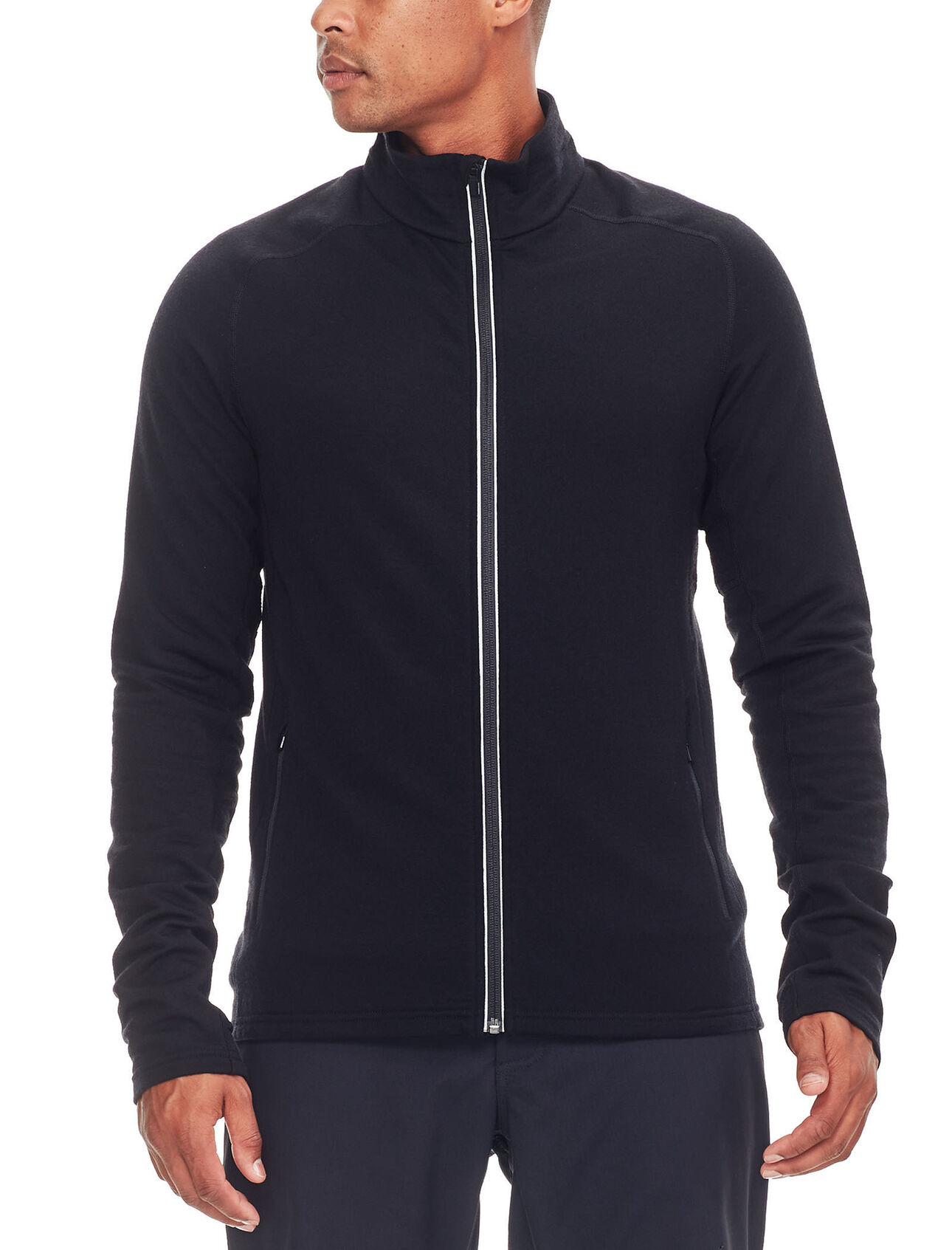 Icebreaker Merino mens Quantum Long Sleeve Zip Hoodie Men Outdoor ...